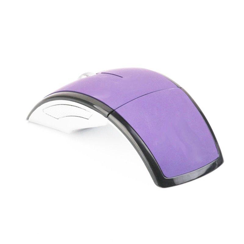 2.4GHz Wireless Laptop Folding Folding Arc Optical Mouse USB Mouse ...