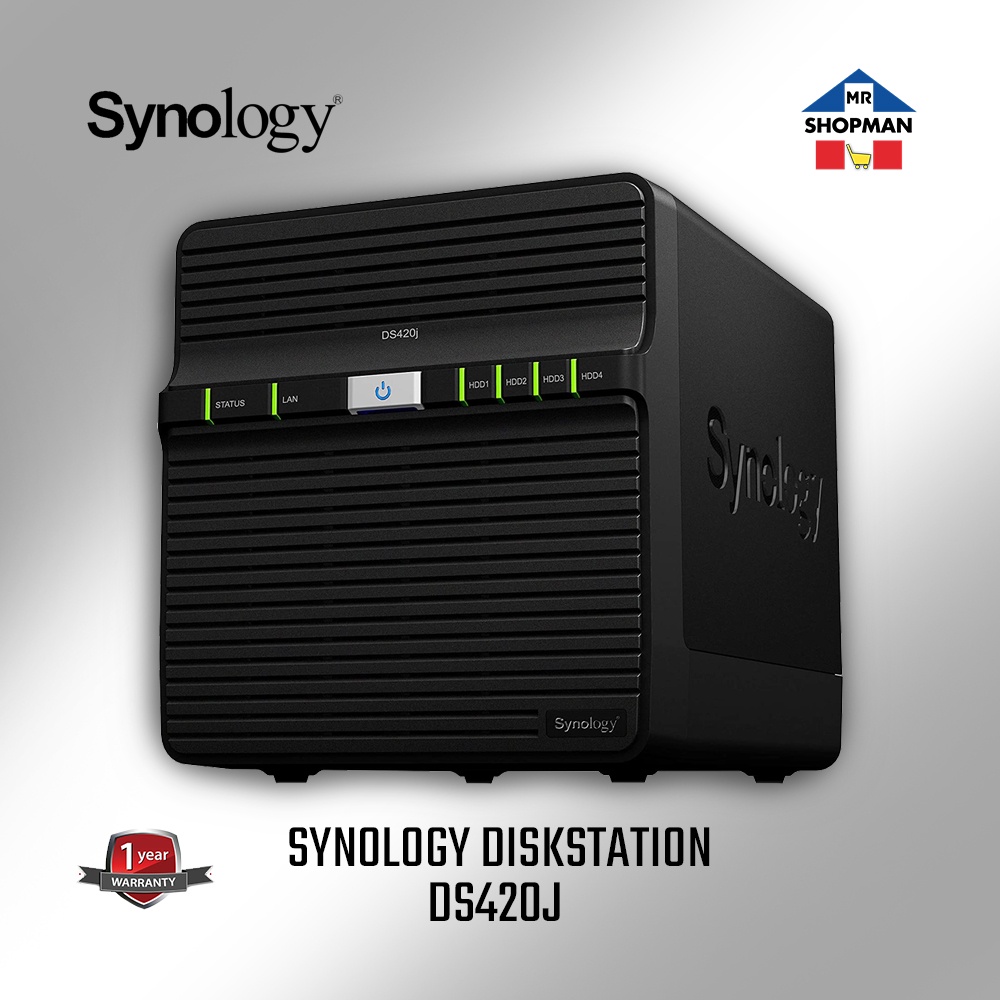 Synology DiskStation DS420j 4 Bay NAS Network Attached Storage | Shopee ...