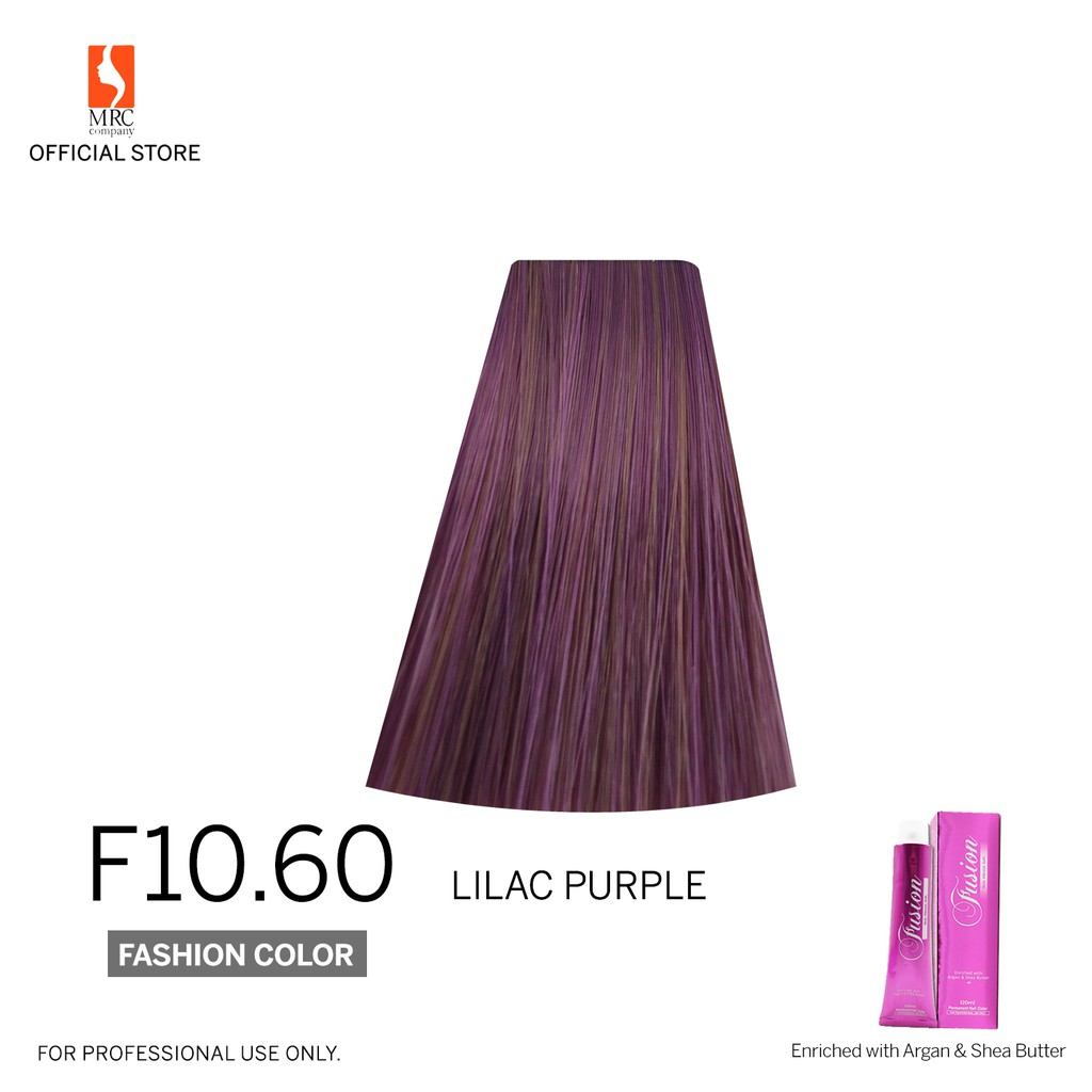 FUSION HAIR COLOR F10.60 LILAC PURPLE 120ML | Shopee Philippines