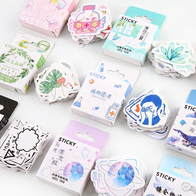 Boxed Stickers Pickup Creative Girls' Generation Series 46 Pieces/1 Box ...