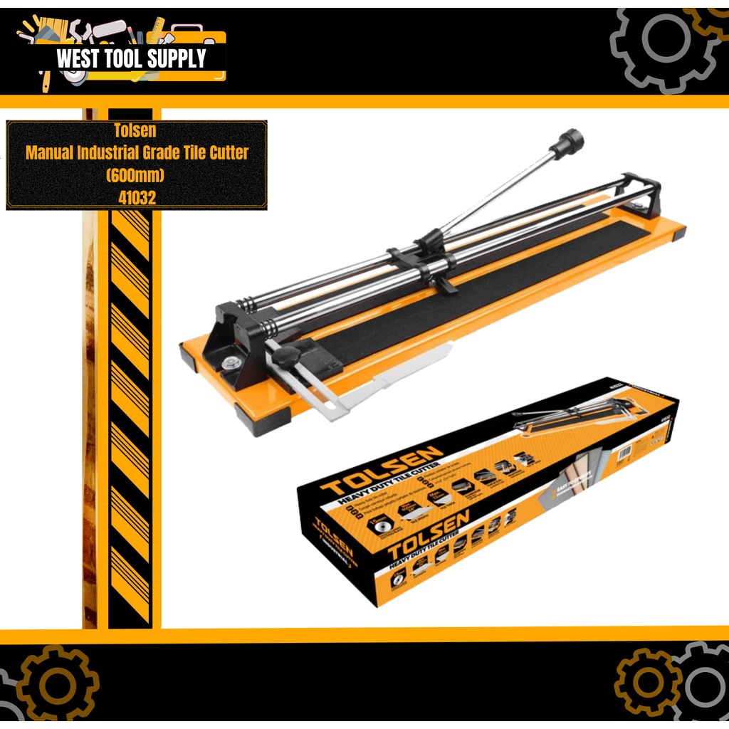 Tolsen Manual Industrial Grade Tile Cutter (600mm) 41032 | Shopee ...