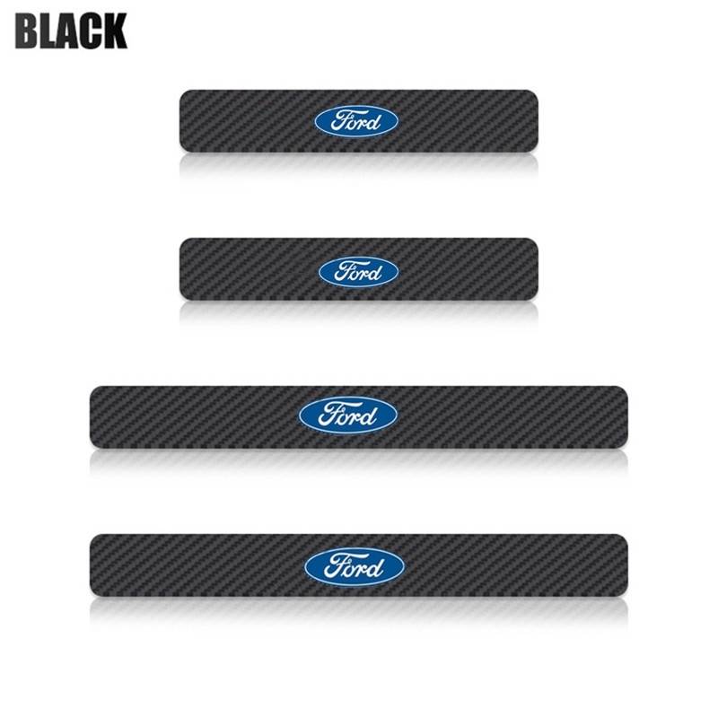 Ford 9Pcs Car Carbon Fiber Leather Anti Scratch Door Protector ...