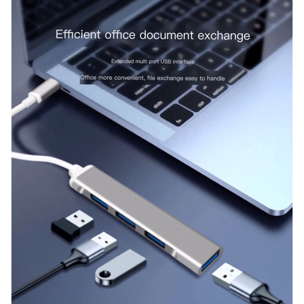 3.0 USB 4 Ports External Hub with on/off Switch for Laptop PC 5GB ...