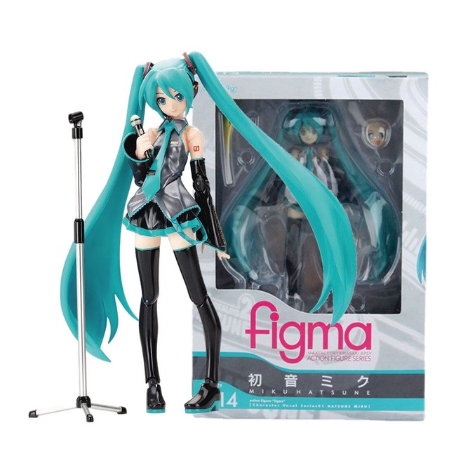 Anime Virtual Singer Onion MIKU Figma 014 PVC Action Figure Boxed ...