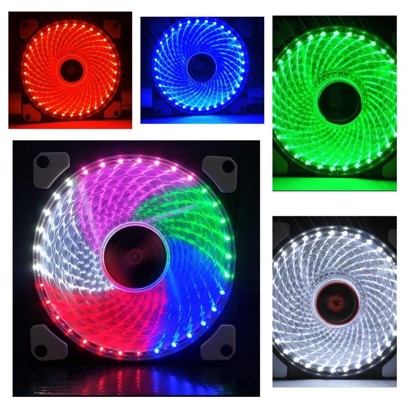 COOLMOON X1 33 LED Light CASING Fan 120MM Luminous Ultra-quiet Cooling ...