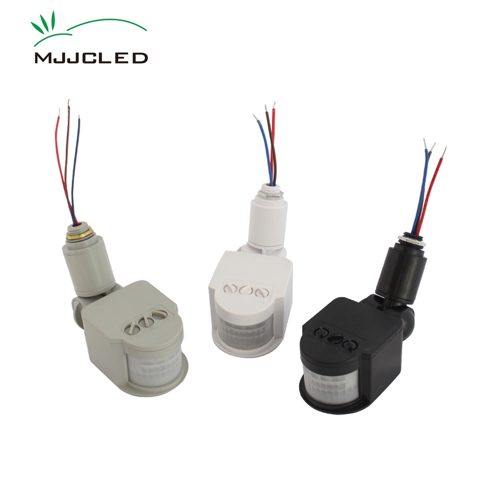 PIR Motion Sensor 220V 12V Detector Automatic Infrared 180 Degree ...