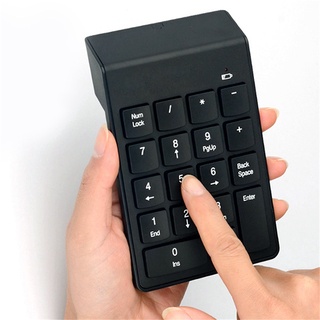 Keypad Mini Wireless Numeric Keypad Universal 18 Keys Digital Keyboard ...