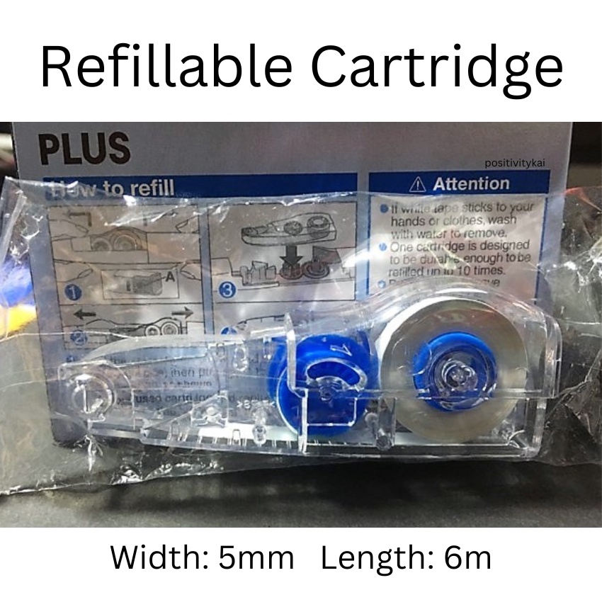 (Positivity) Plus Whiper MR WH 605 mini roller Refillable Correction ...