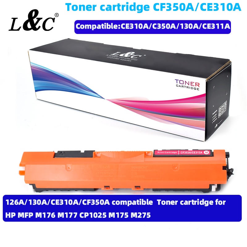 L&C Toner Cartridge CE310A/CE311A/CE312A/CE313A Black Cyan Magenta ...