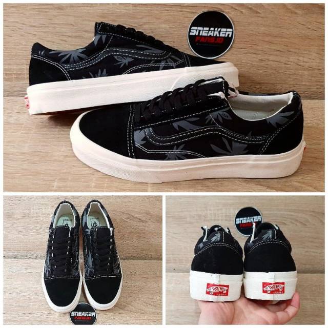 Vans VAULT OG OLDSKOOL Shoes MARIJUANA BLACK PREMIUM | Shopee Philippines