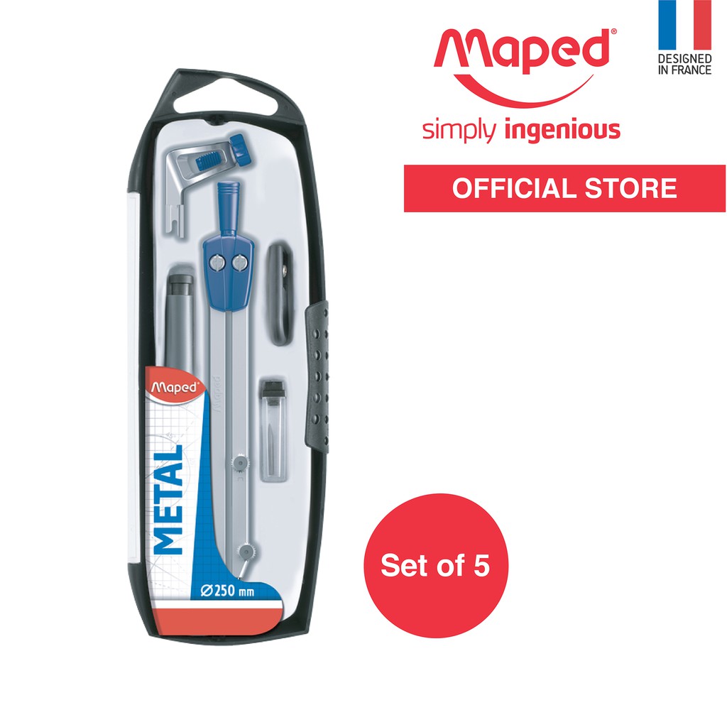 Maped Start Compass 197513 (Set of 5 , School Compass Set) | Shopee ...