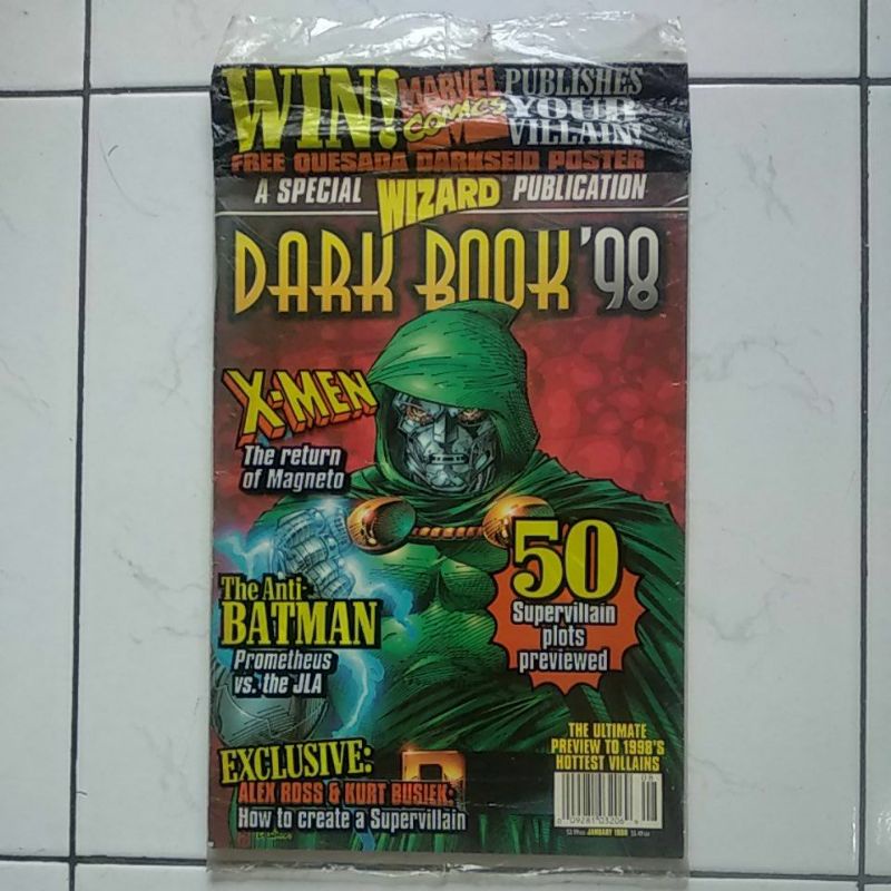 Rare Magazine ( Eng) Comic Wizard 50 Supervillain plots previewed (Dr ...