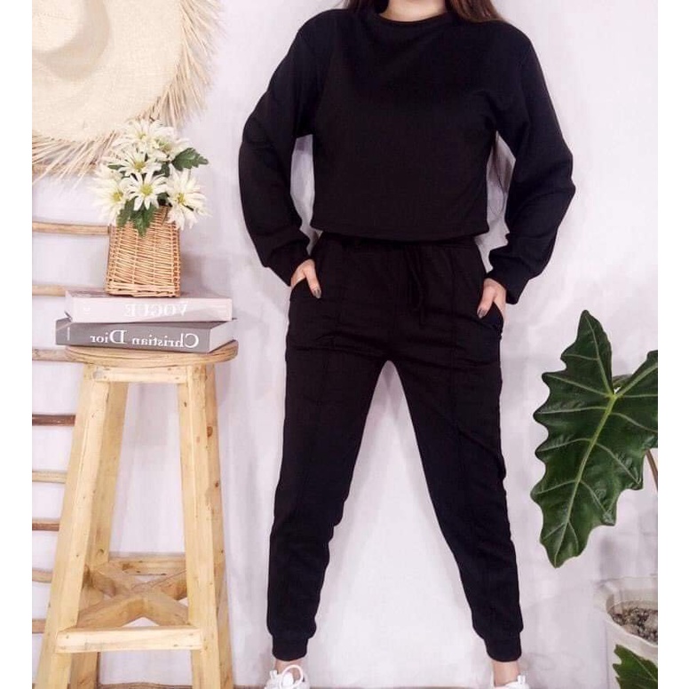 AMARA TERNO JOGGER TROUSERS | Shopee Philippines