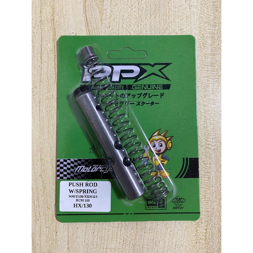 Push Rod w/ Spring (Wave 100/Xrm 110/Rusi 110) PPX Japan Genuine ...