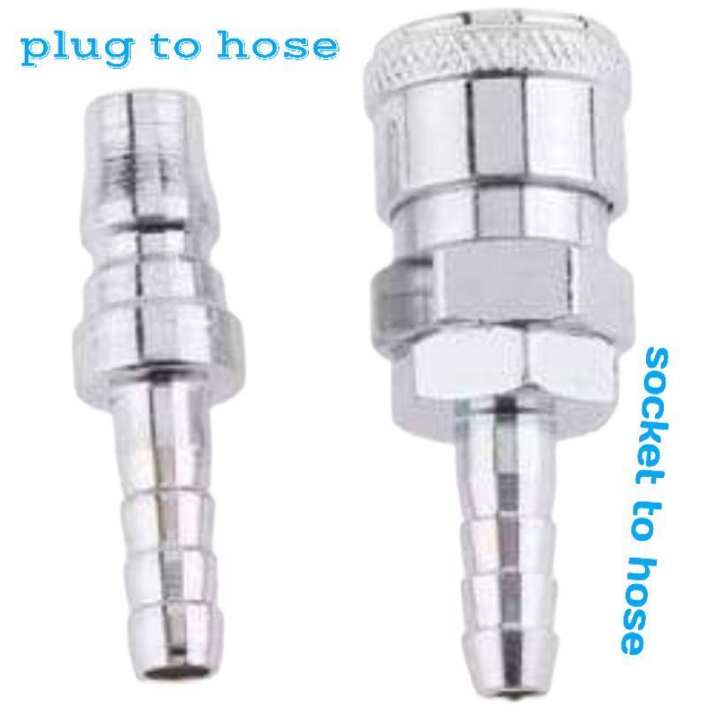 Quick release connector plug to hose(PH), Socket to hose ( SH) | Shopee ...