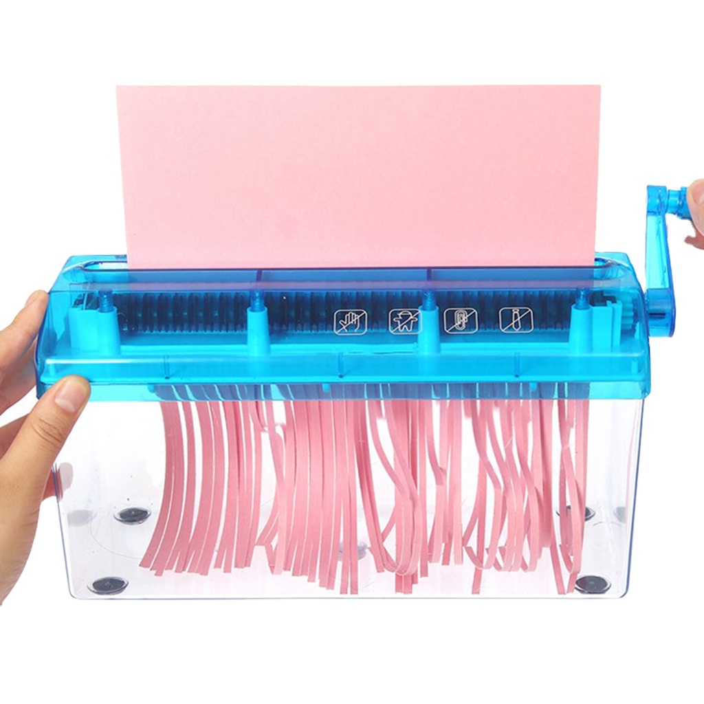 Manual A4 A5 Shredder Creative Mini Desktop Hand A4 Paper Shredder ...