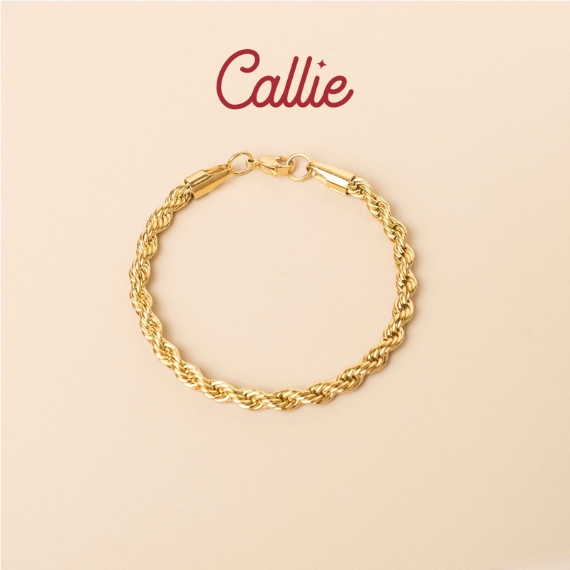 Callie Stainless Steel Cord Bracelet | Shopee Philippines