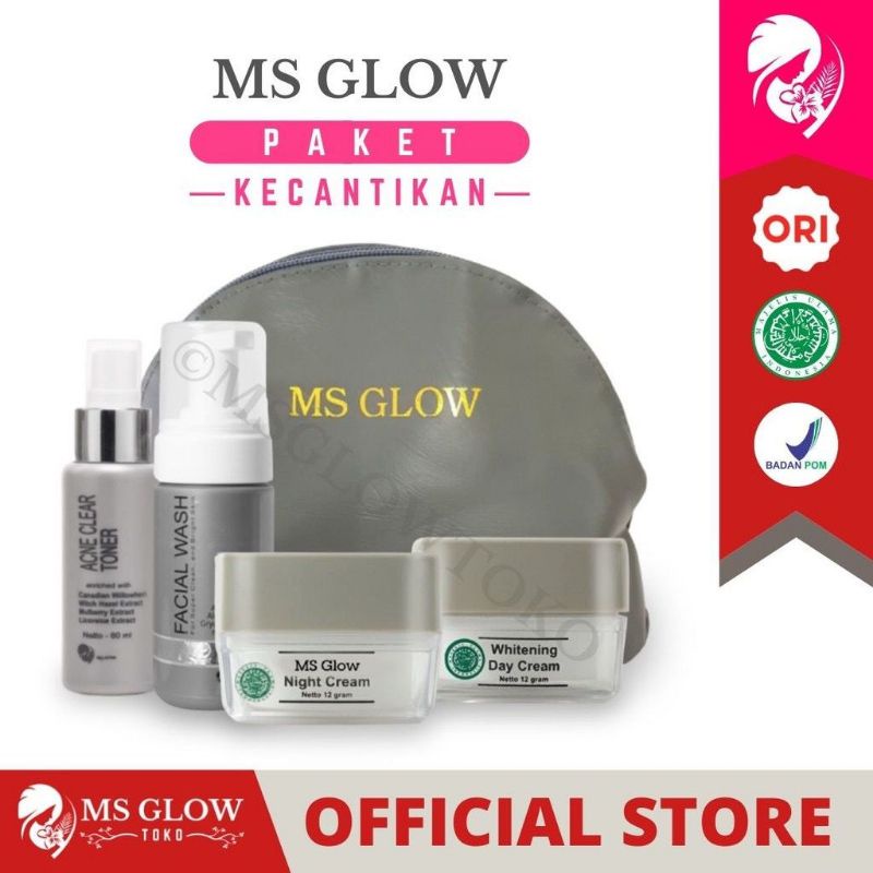 Ms Glow Ultimate Series Package Free Pouch / Spot Removal Cream ...