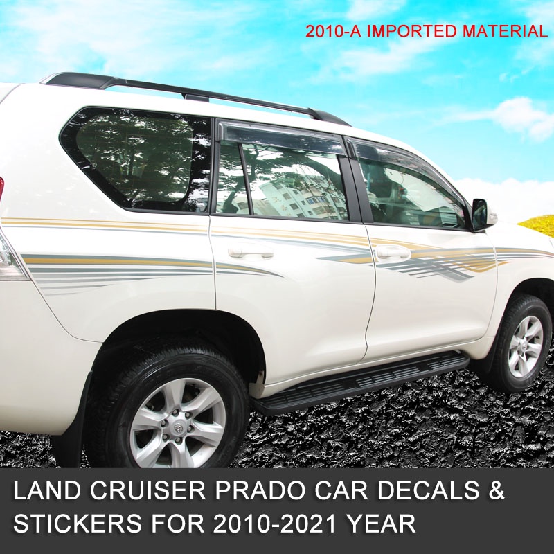land cruiser Prado color bar Middle East 2700 domineering car stickers ...