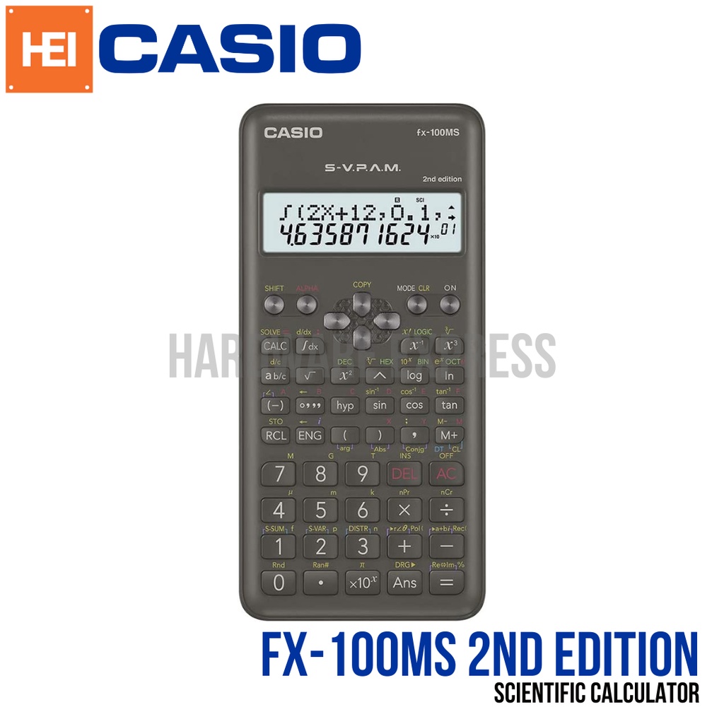 CASIO fx-100MS 2nd Edition Scientific Calculator | Shopee Philippines