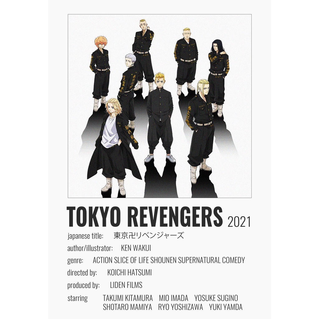 Anime Posters / Tokyo Revengers Minimalist Poster Collection / A4 Anime ...