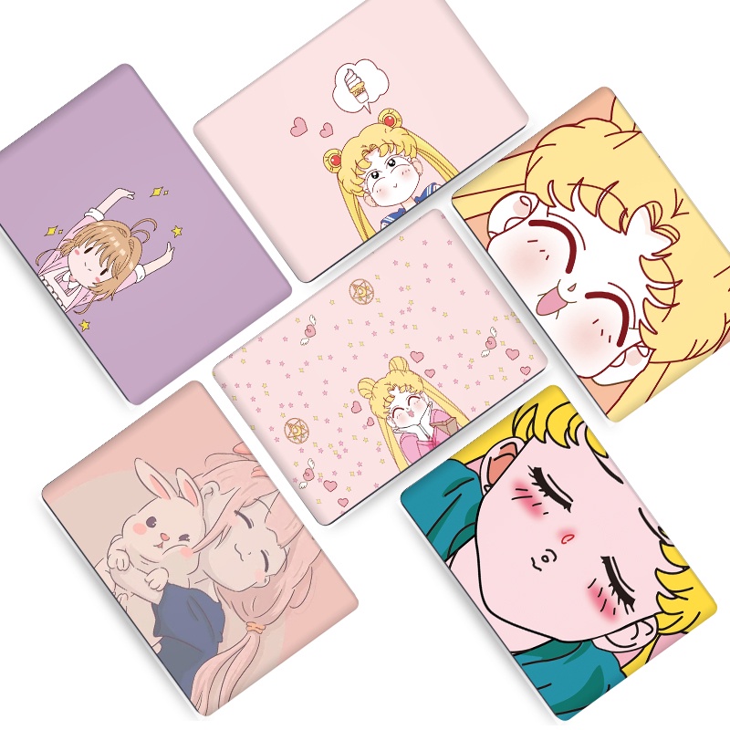2pcs UNIVERSAL Sailor Moon Laptop Stickers Decal Self-adhesive VINYL 12 ...