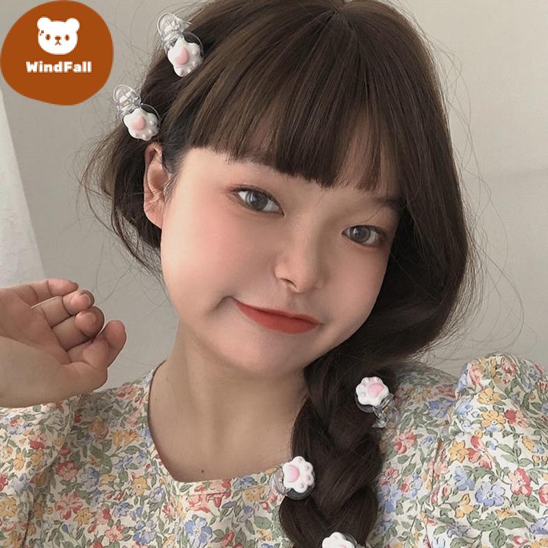 Cute Cat Claw Small Clip Girl Cat Side Clip Mini Hairpin Sweet Headwear ...