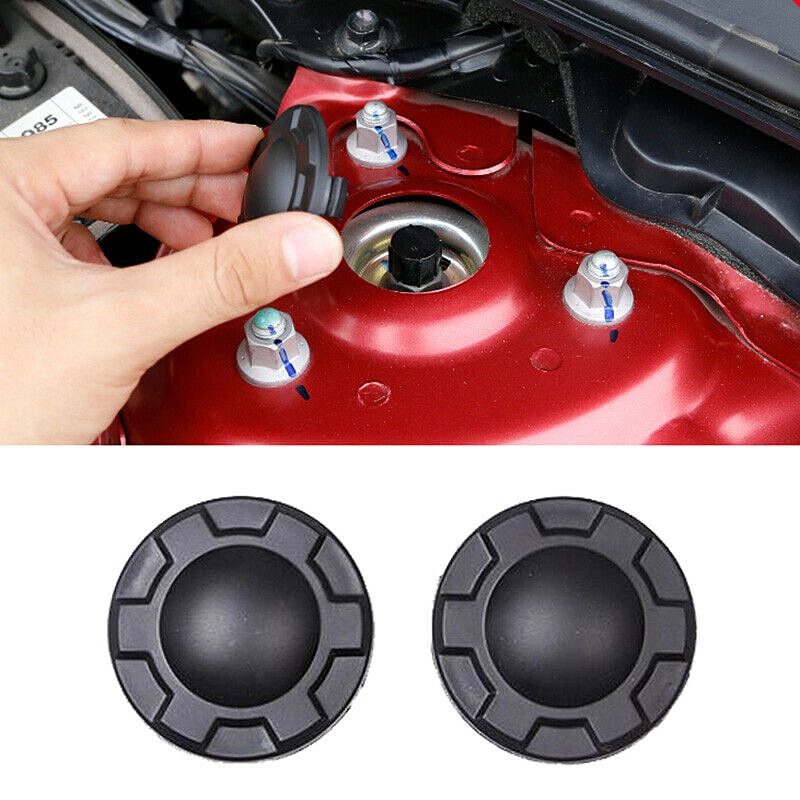 2 Pcs Car Shock Absorber Protection Cover Dustproof Anti-fouling Rust ...