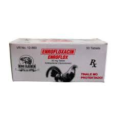 1 BOX King Slasher Enrofloxacin ( Enroflox) 50 tablets Antibacterial ...