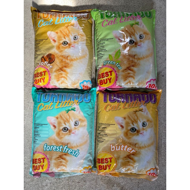 Tornado Cat Litter 10L/Pasir Kucing Tornado10L | Shopee Philippines