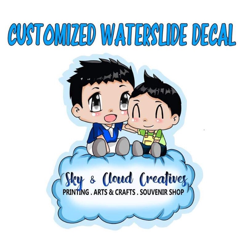 CUSTOMIZED WATER SLIDE DECAL STICKER | Shopee Philippines
