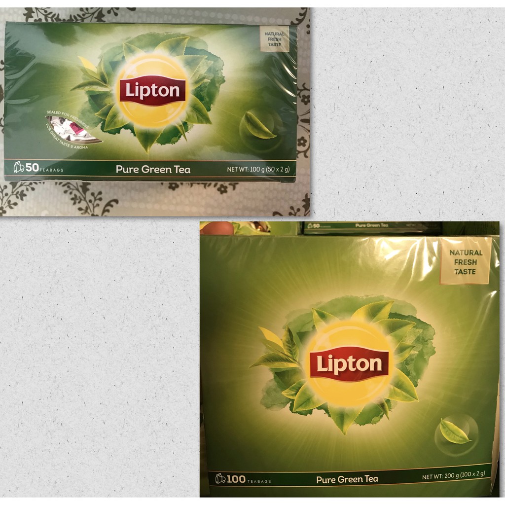 Lipton Pure Green Tea Ahmad Teabags (Imported, Bought in Malaysia ...