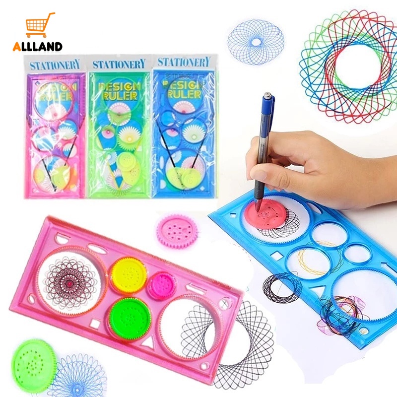 Multi-function Interesting Puzzle Spirograph Drawing Ruler/ Geometric ...