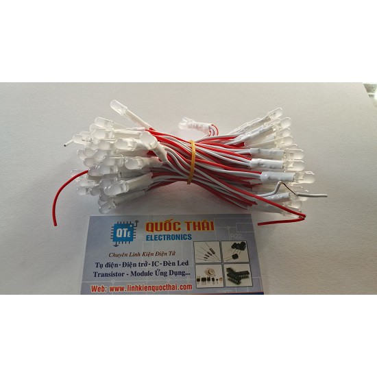 5v red LED solder wire (100 pieces) | Shopee Philippines
