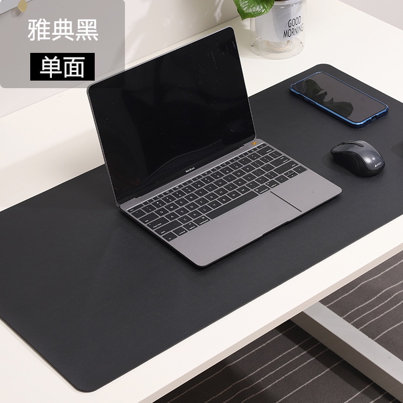 PU Leather Large Laptop Mat Desk Mat Large Mouse Pad Gaming MousePad ...