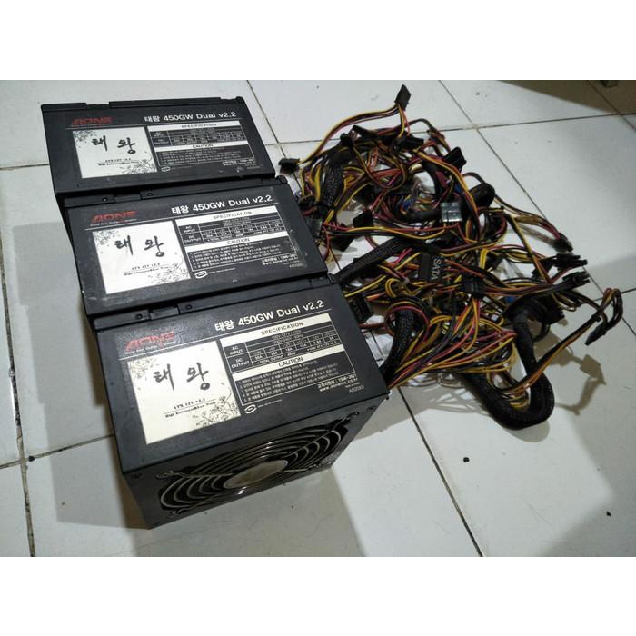 Pure POWER SUPPLY PSU AONE 450 WATT 6 PIN POWER VGA | Shopee Philippines