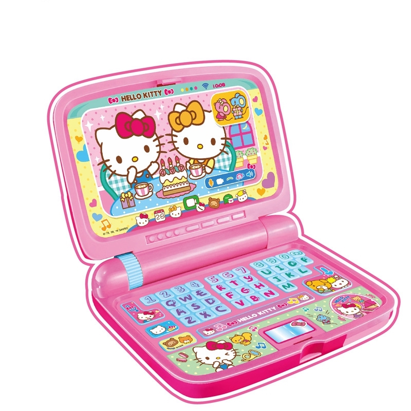 Hello Kitty Laptop Computer Toys Kids Leaning Machine Gifts | Shopee ...