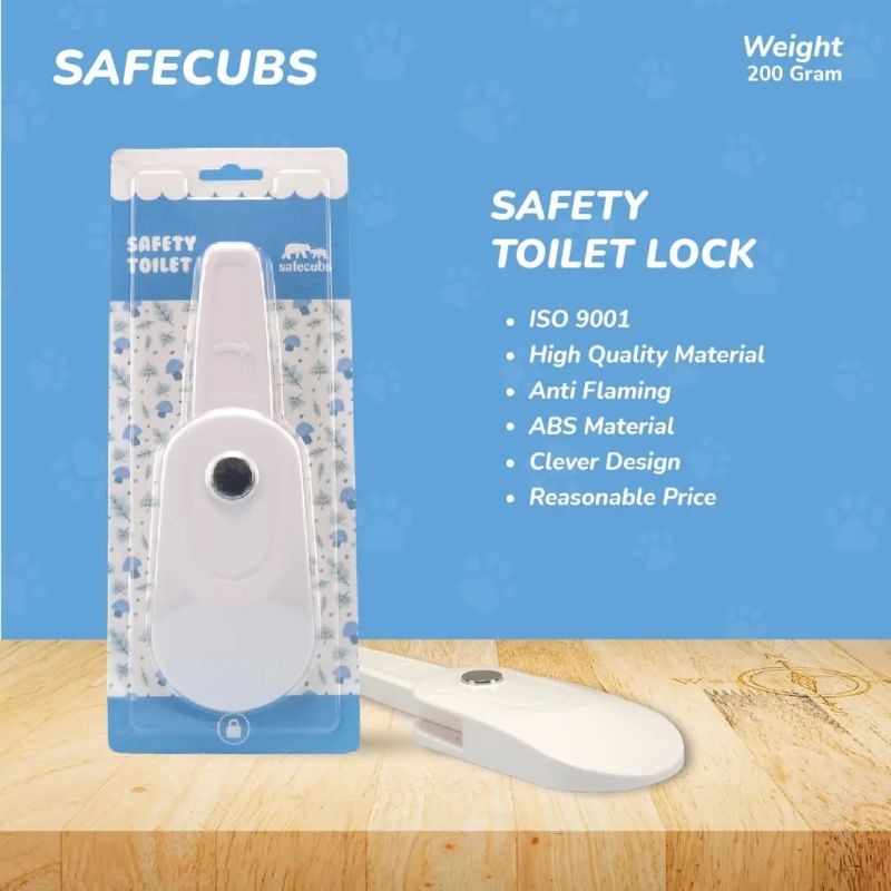 SAFECUBS safety toilet lock / children's toilet seat lock safety ...