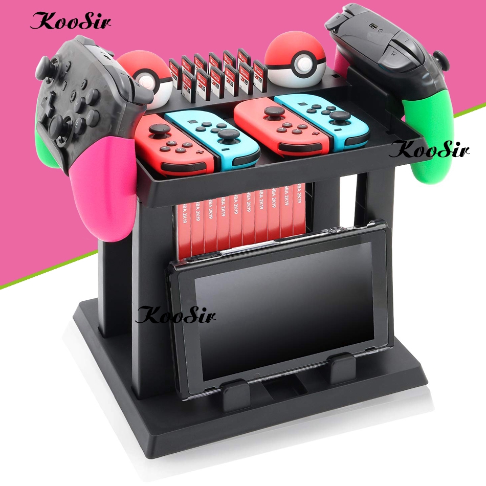 Nintendos Switch Accessories Games Disc Stand & Joycon & TV Dock ...