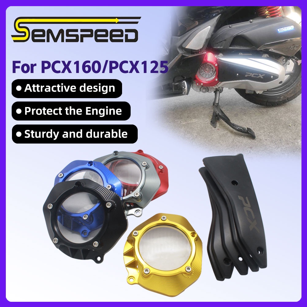 【SEMSPEED】Motorcycle Accessories For Honda PCX 160 125 2021-2024 CNC ...