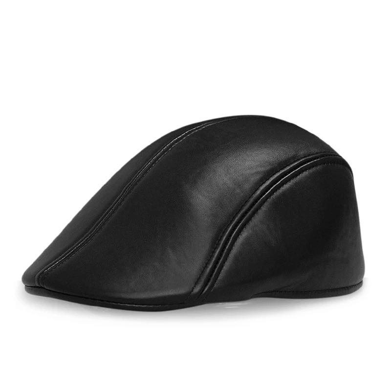 BGC COD Leather palos hat fashion caps Trendy British style | Shopee ...