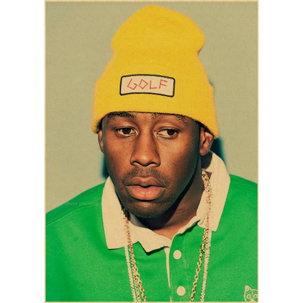 Rapper Tyler The Creator Flower Boy Posters Wolf Retro Kraft Paper ...
