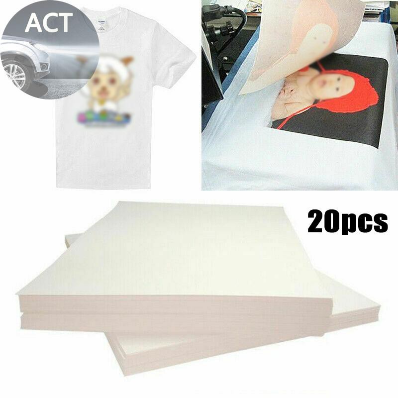 【ACT】Heat Transfer Paper 20pcs T-shirt Cloth craft A4 Equipment Fabric ...