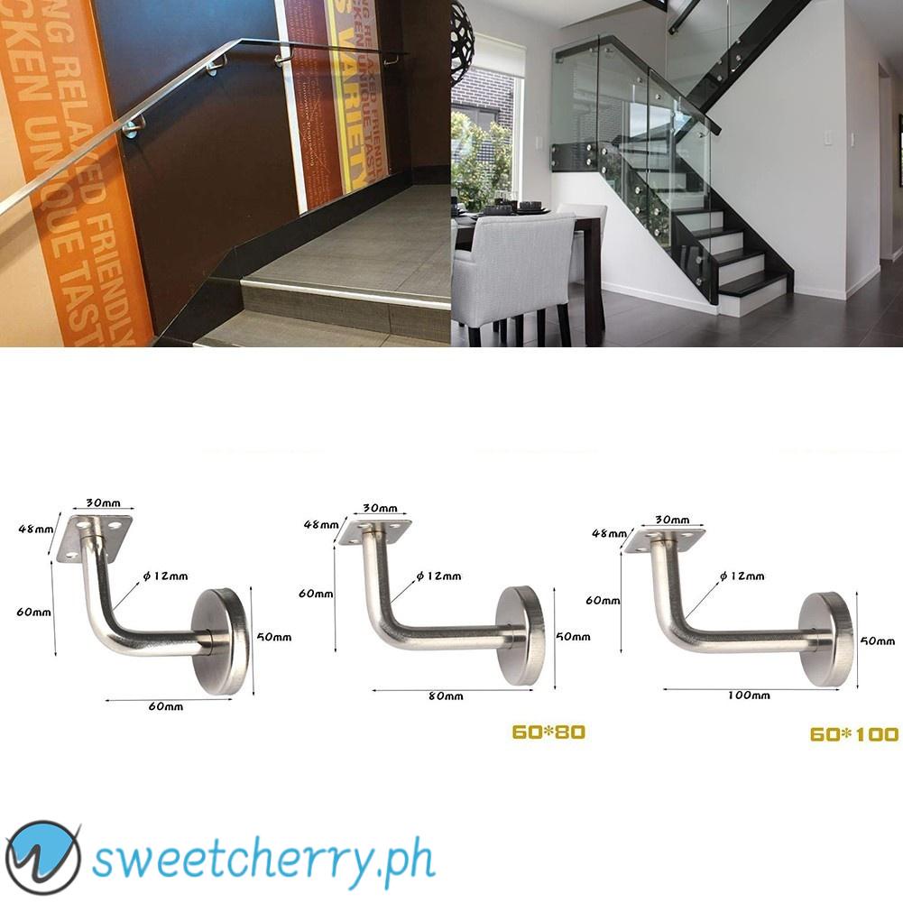 ⚡Ready stock ⚡Handrail bracketsStainless steel stairsSolid wood ...