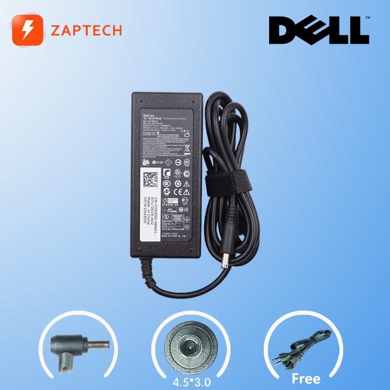 Dell 19.5V 3.34A Laptop Charger for Inspiron P32E P35E P36E P41G P42G ...
