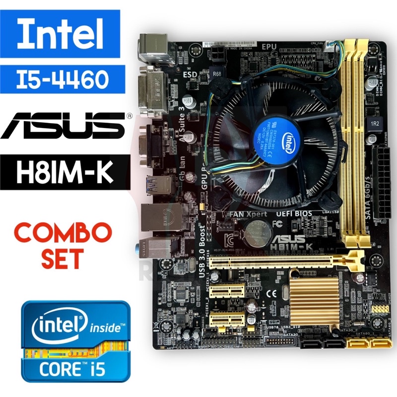 Combo Gaming Set i5 4460 + ASUS H81M I5 3470 + GIGABYTE H77M ...