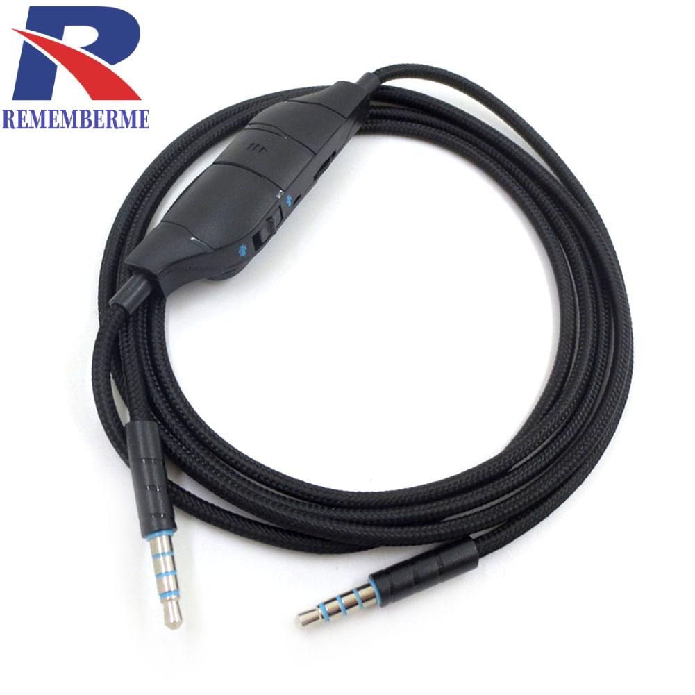 1.5m Headphone Audio Cable Replacement for Logitech G633 G635 G933 G935 ...