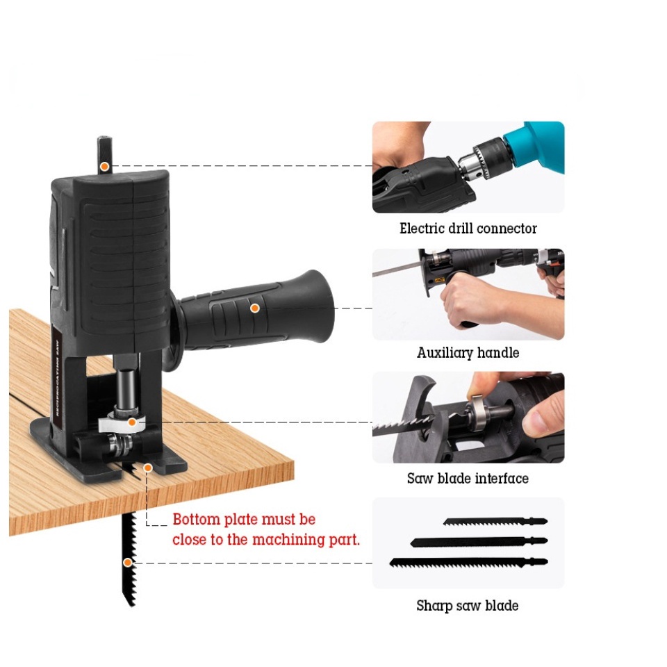 Electric Drill Modified Electric Saw Portable Reciprocating Saw ...