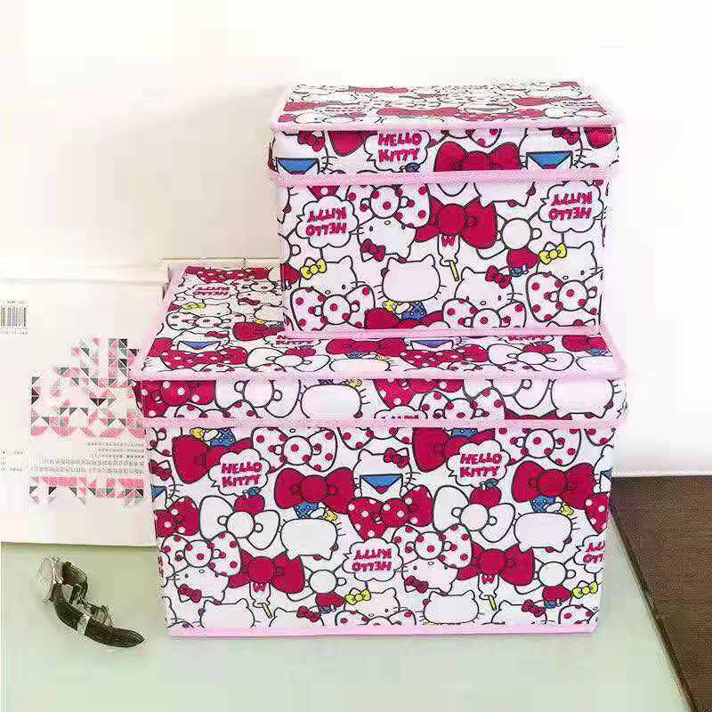 Clothes Foldable Storage Box Collapsible Character Storage Box ...
