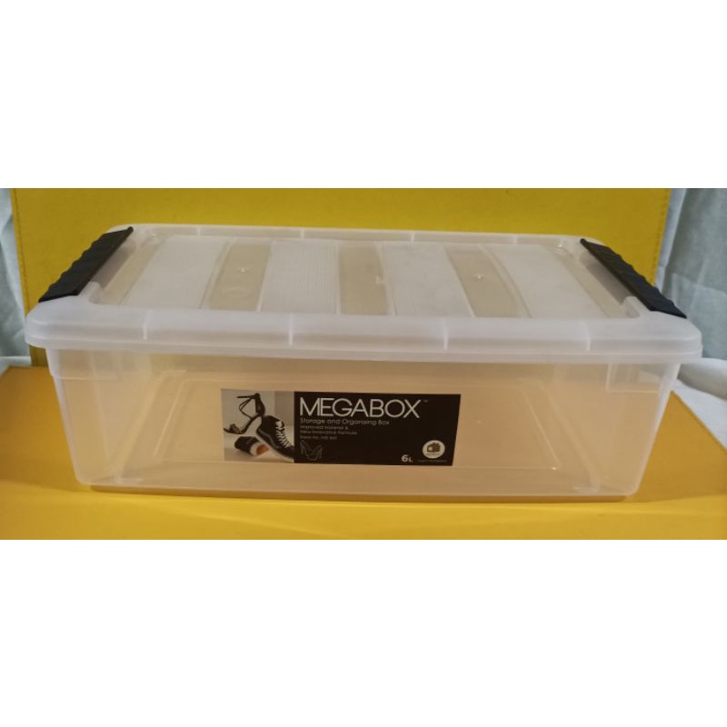 Megabox Storage & Organizing Box 6L / 12L ( MG-840 / MG-841 ) | Shopee ...